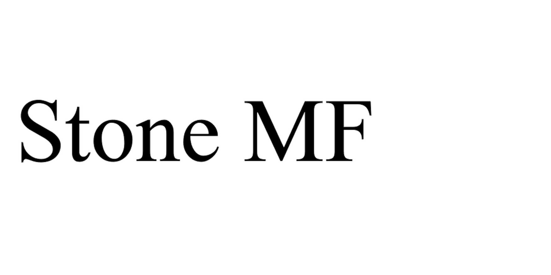 Stone MF in use - Fonts In Use