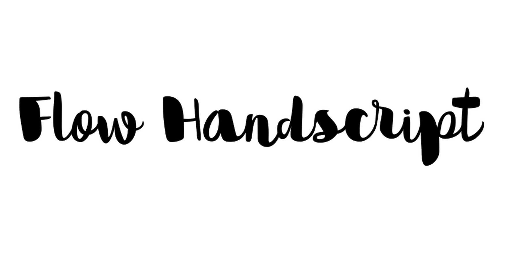 Flow Handscript in use - Fonts In Use