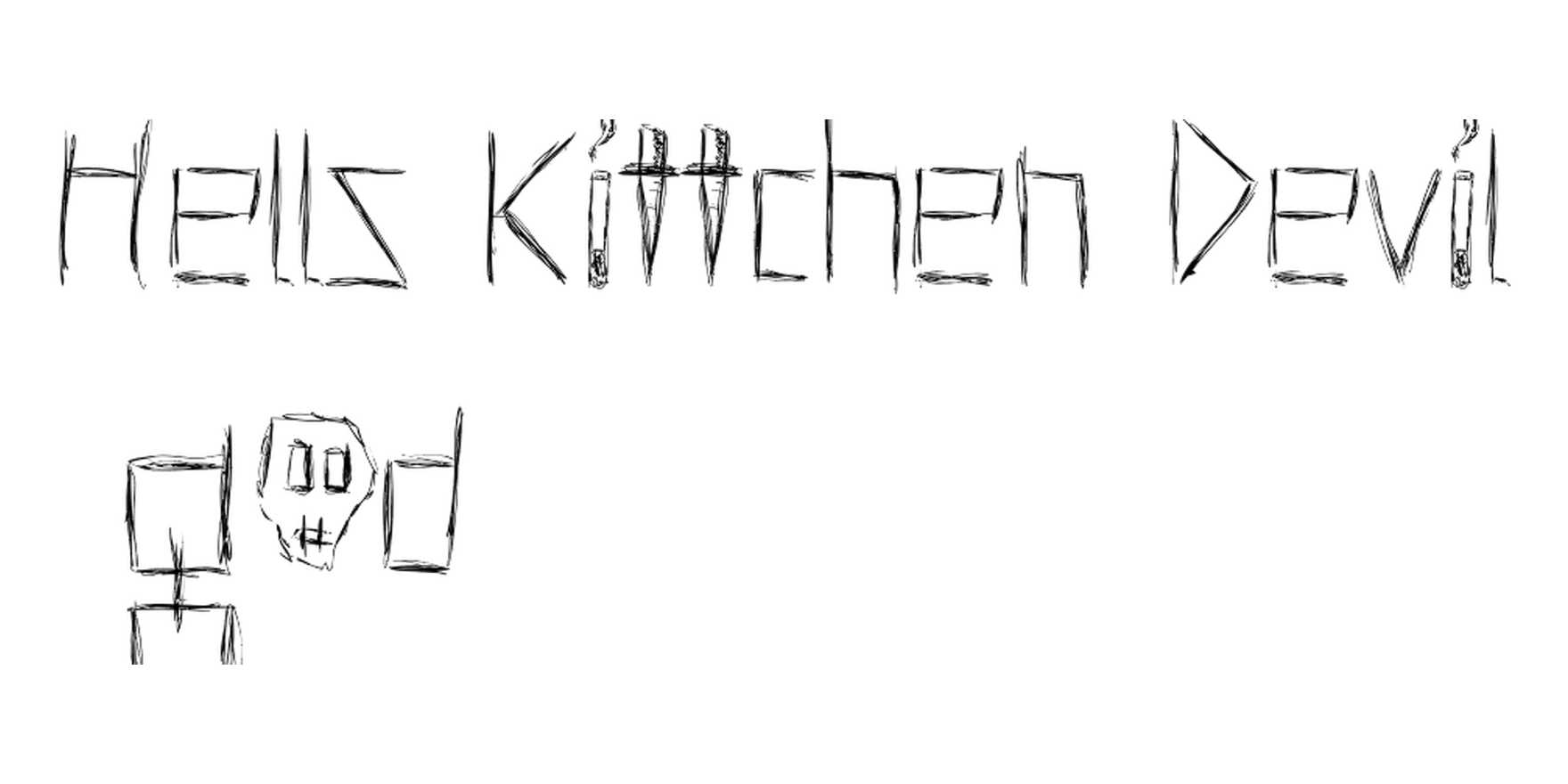 Hells Kittchen Devil God in use - Fonts In Use