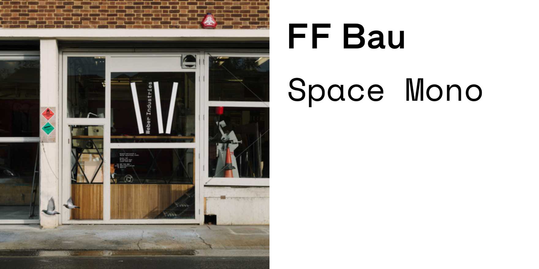 Weber Industries - Fonts In Use