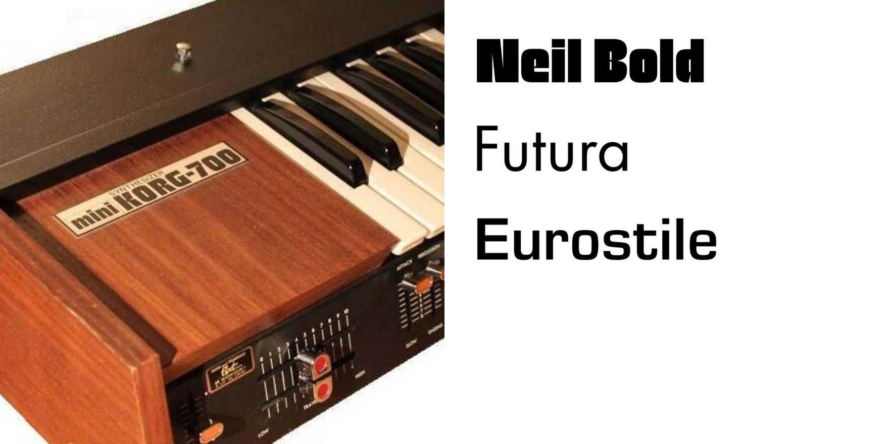 Korg miniKORG 700/700S synthesizers (1973–1974) - Fonts In Use