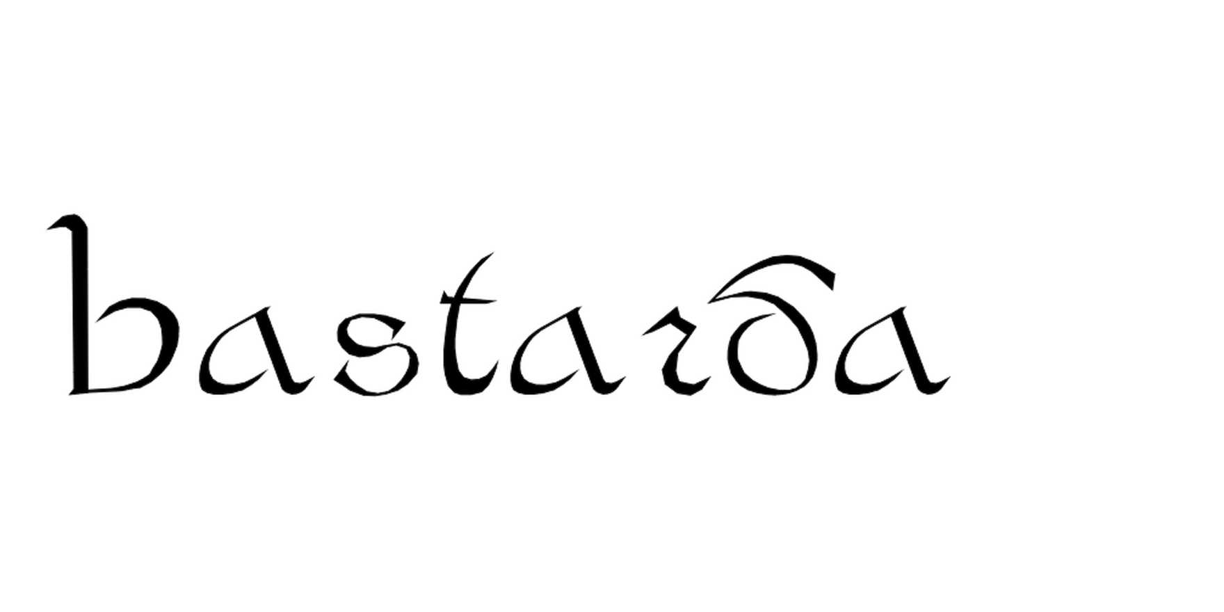 Bastarda in use - Fonts In Use