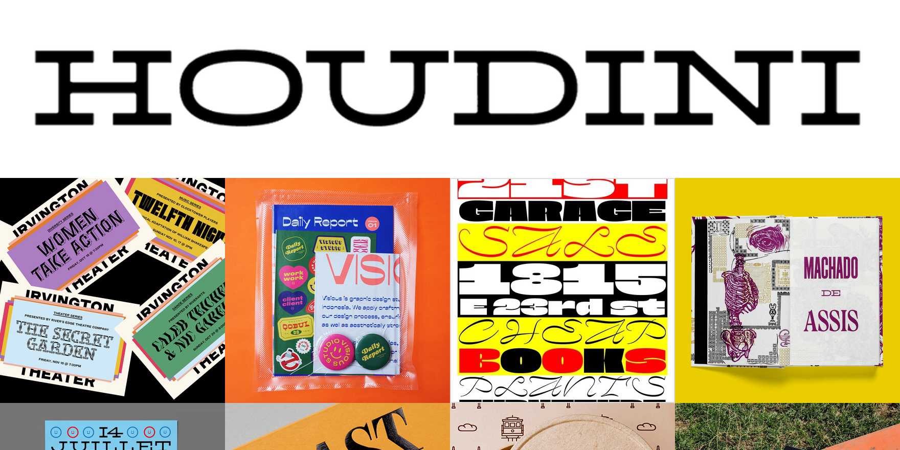 Houdini in use - Fonts In Use