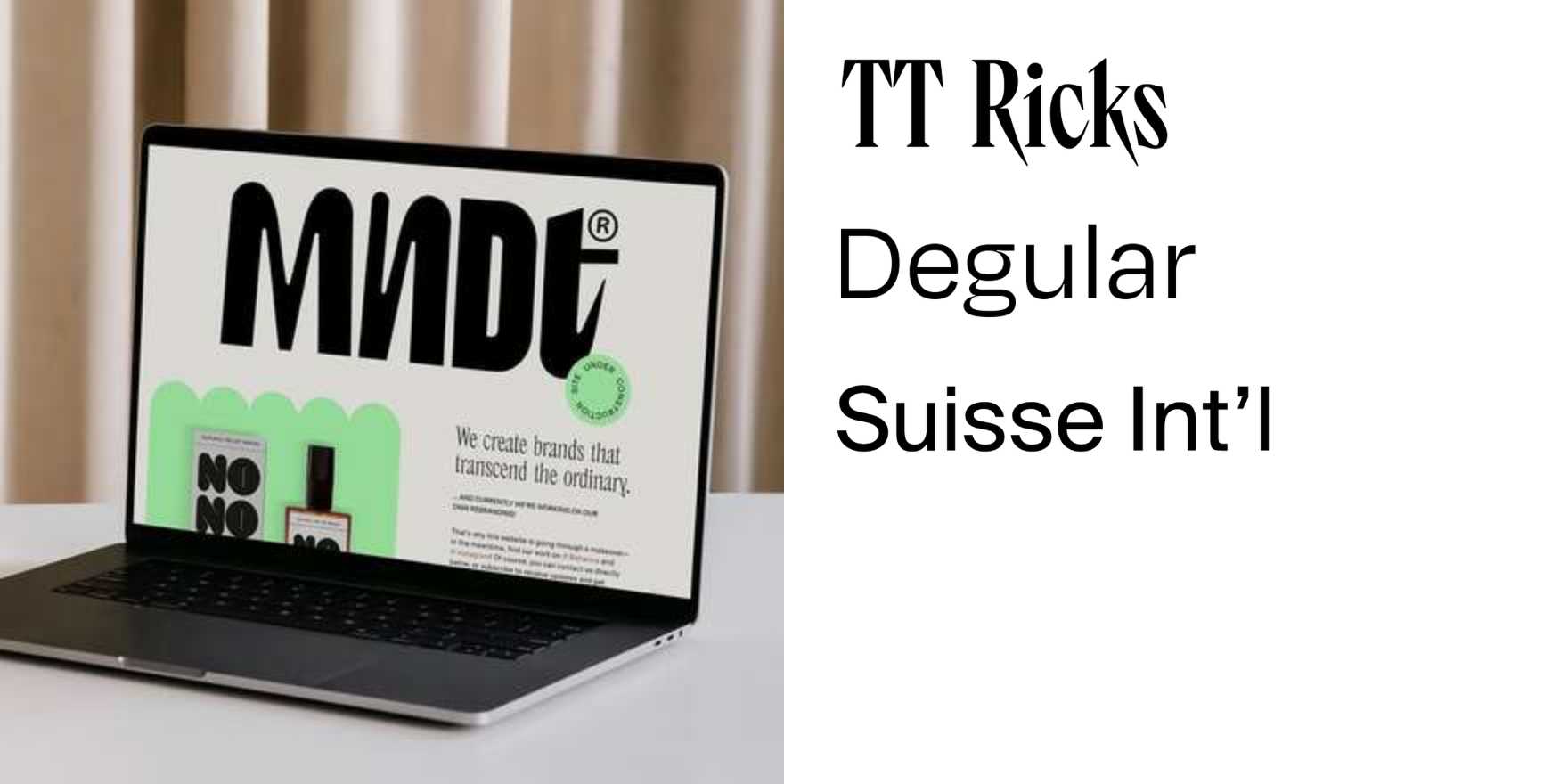 Mindt - Fonts In Use