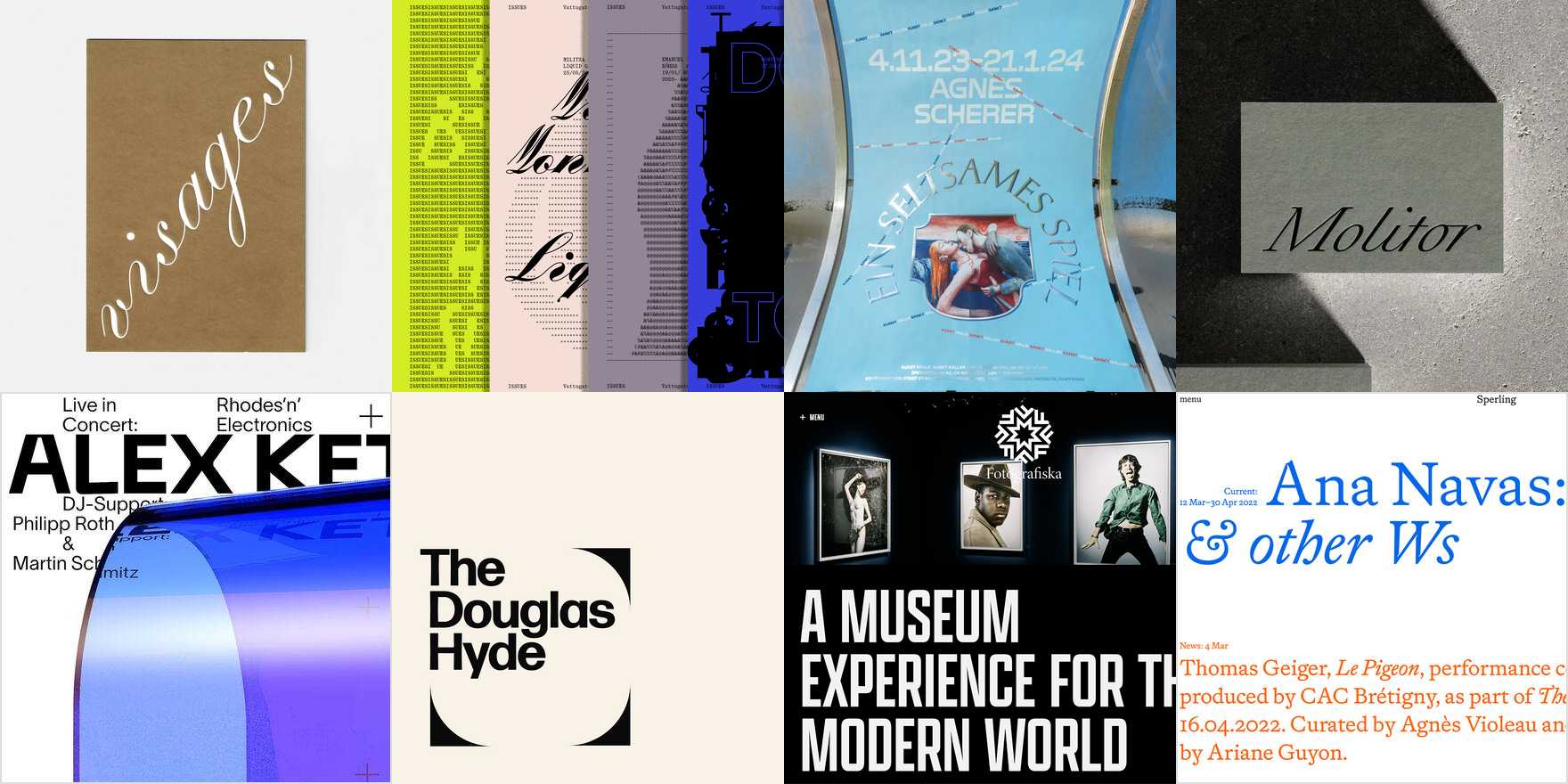 art galleries - Fonts In Use