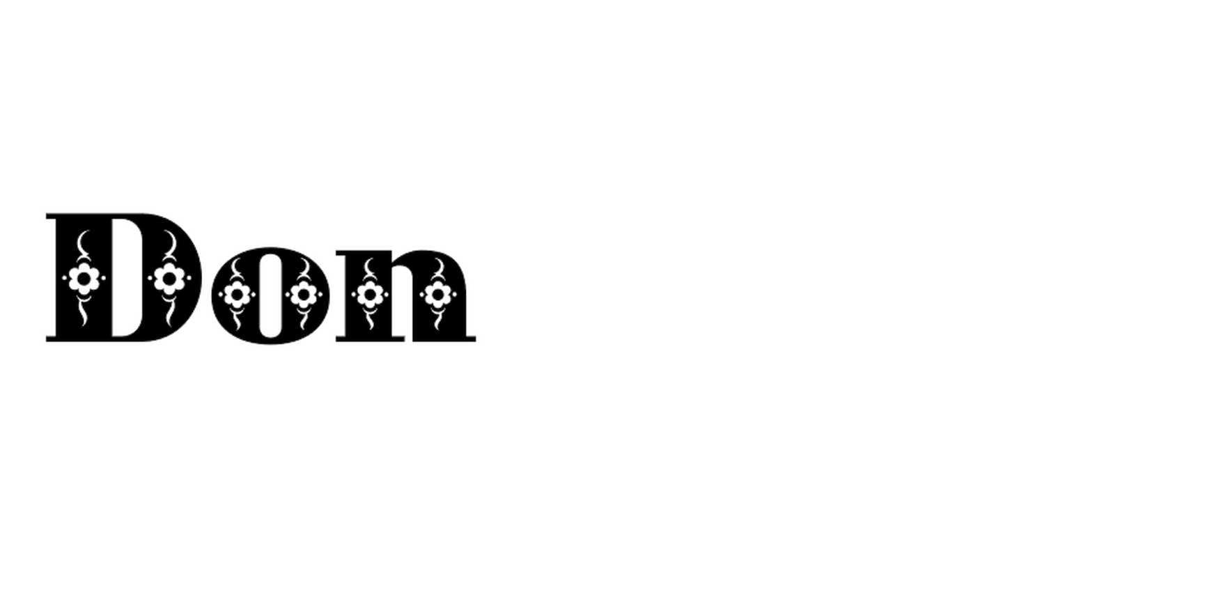 Don in use - Fonts In Use