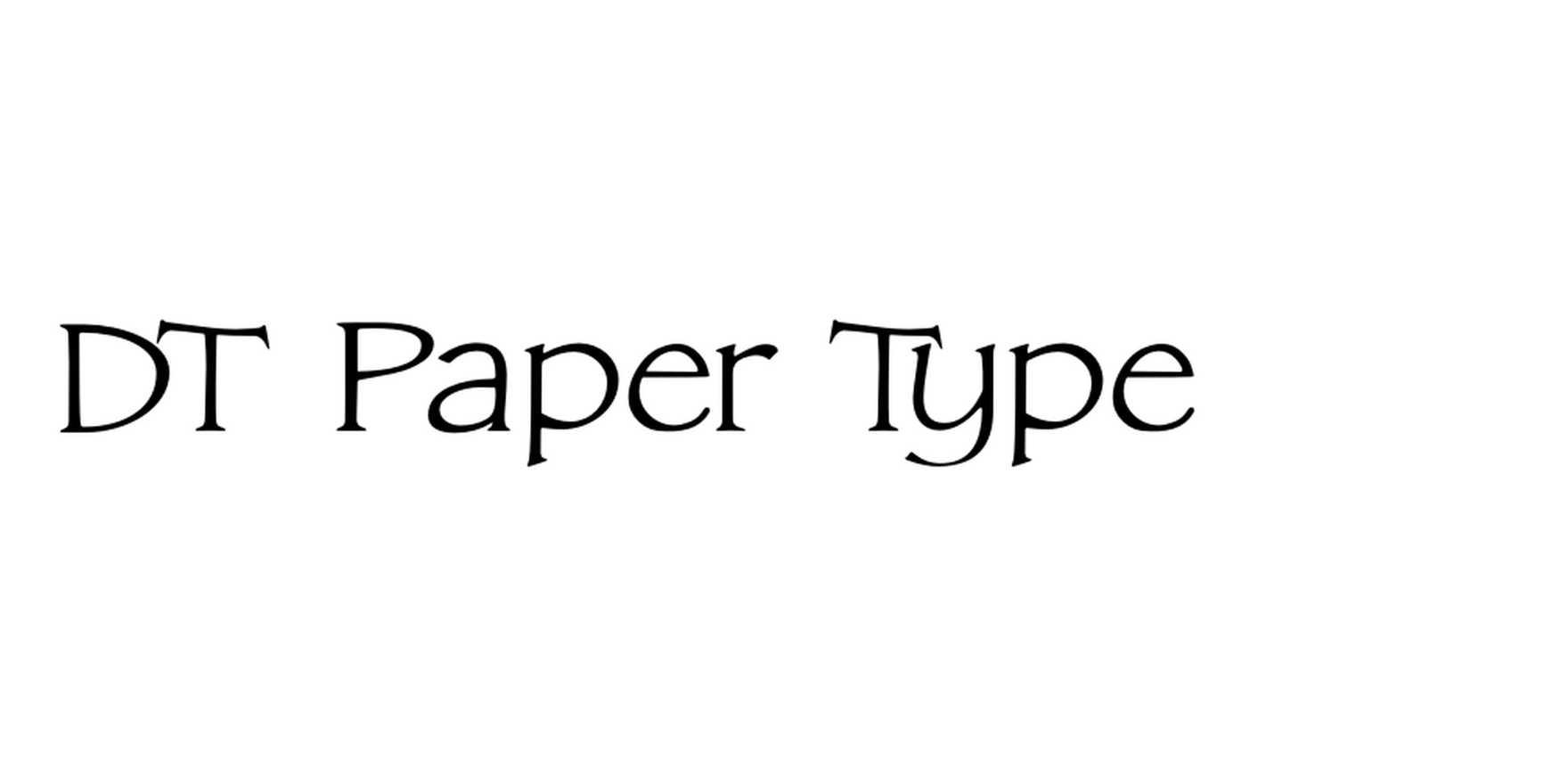 DT Paper Type in use - Fonts In Use
