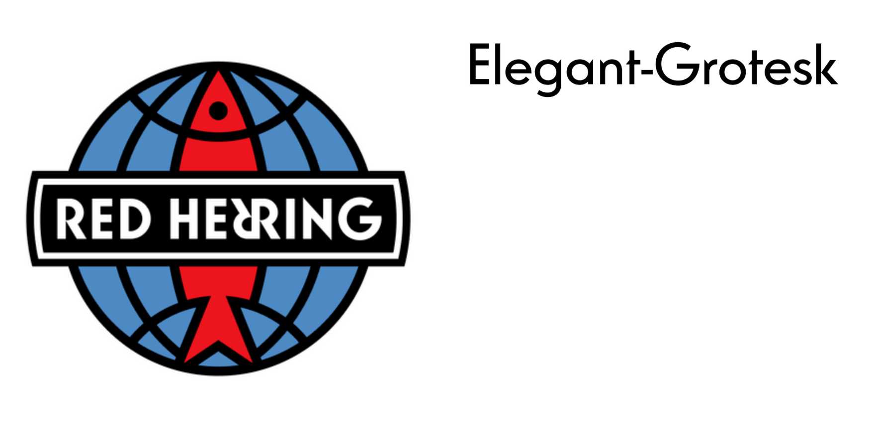 Red Herring Restaurant logo (1995) - Fonts In Use