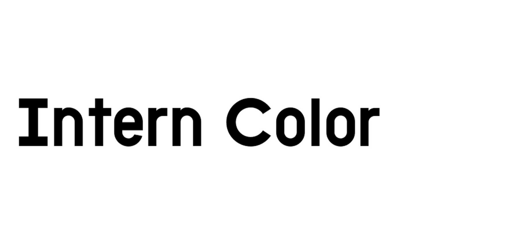 Intern Color in use - Fonts In Use