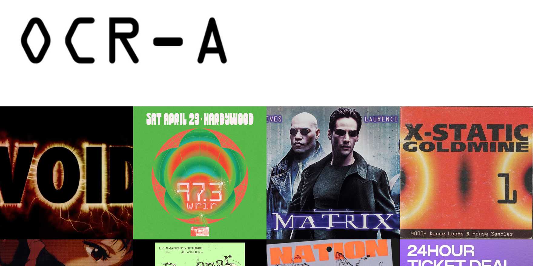 OCR-A in use - Fonts In Use