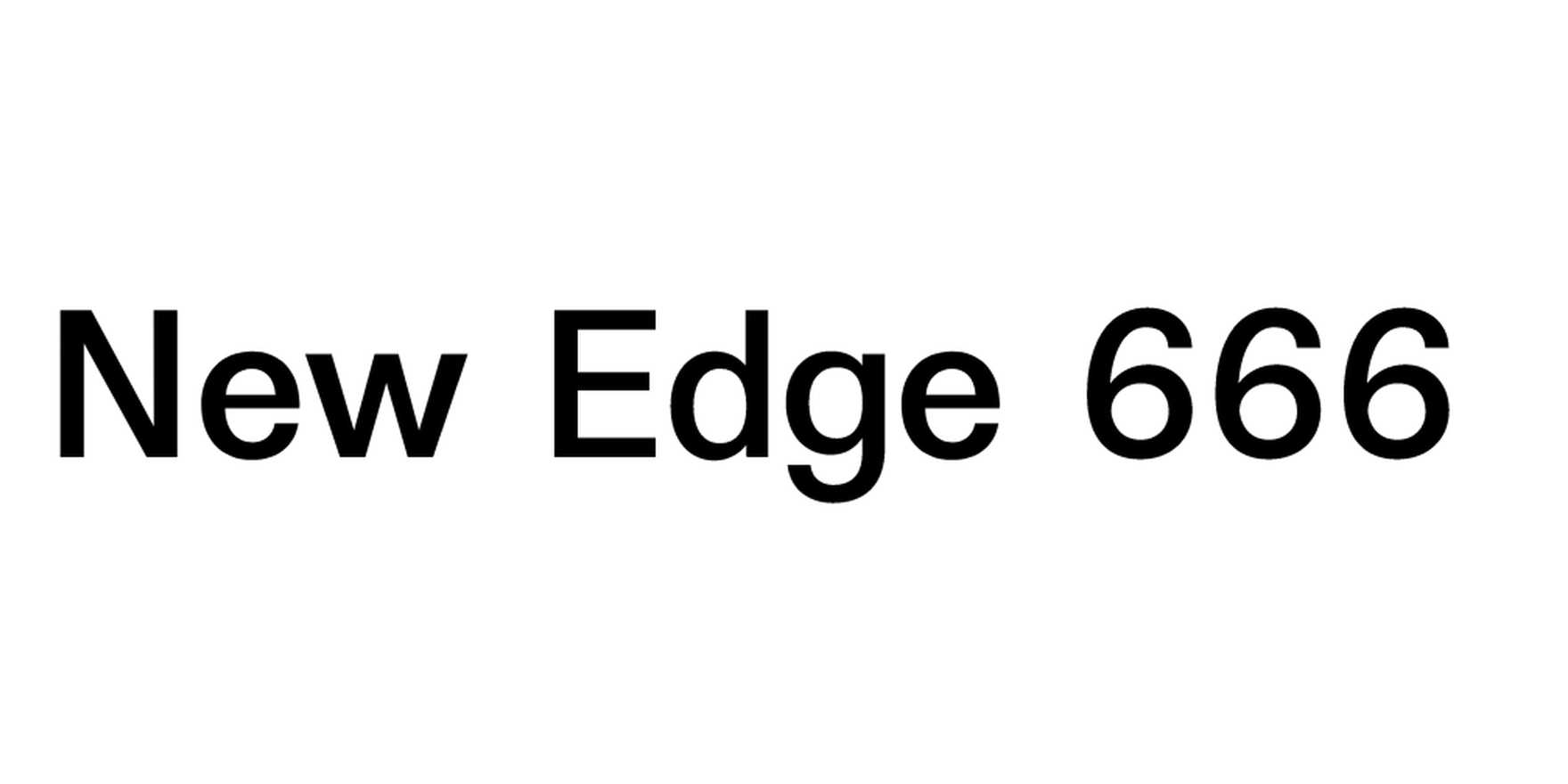 New Edge 666 in use - Fonts In Use