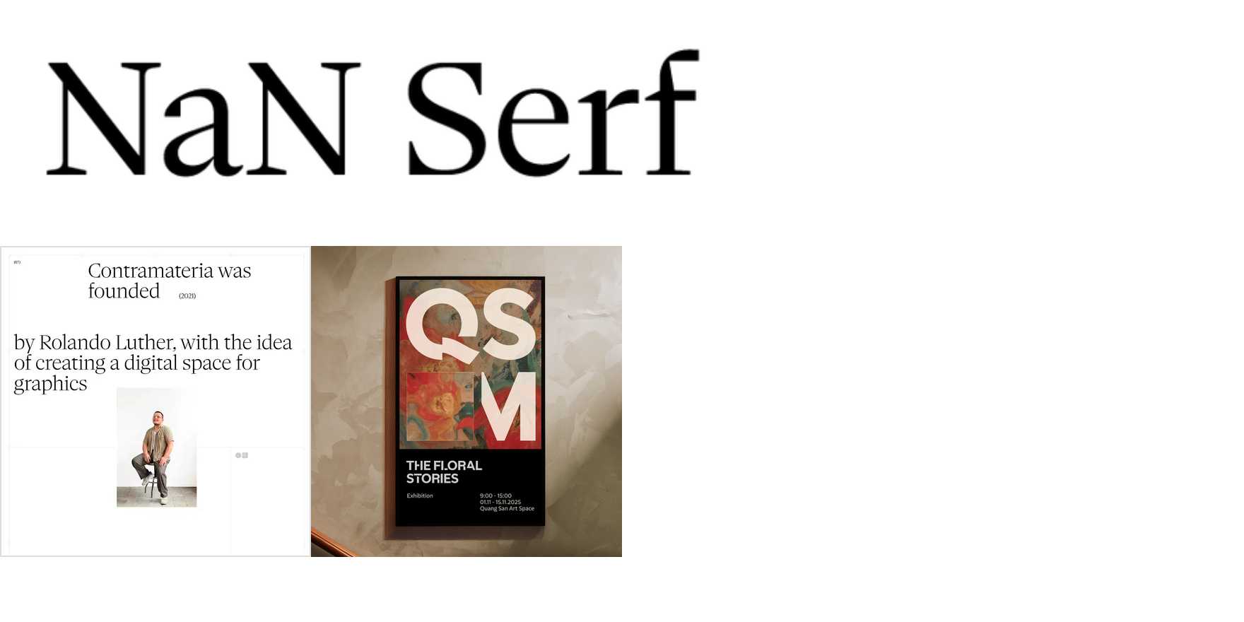 NaN Serf in use - Fonts In Use
