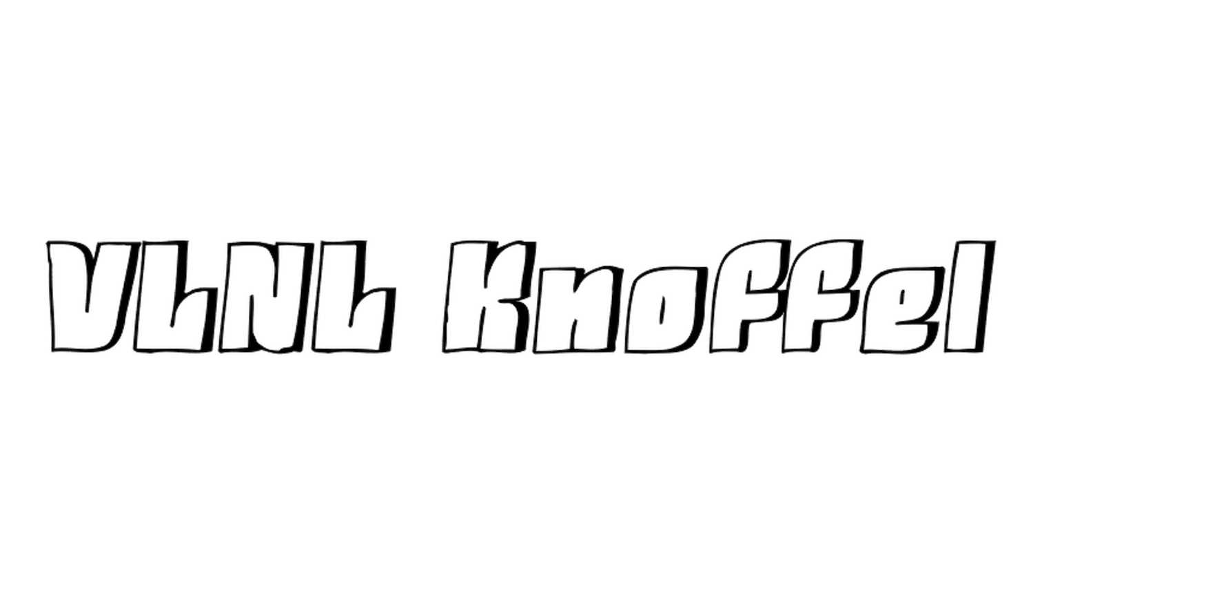 VLNL Knoffel in use - Fonts In Use
