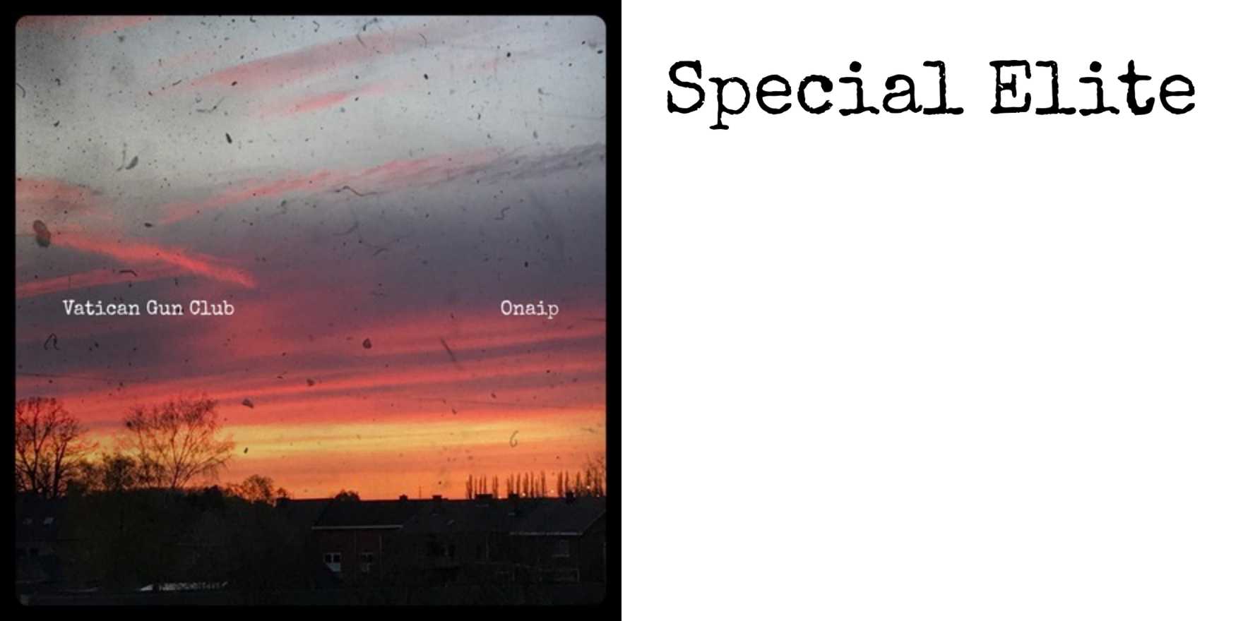 Vatican Gun Club – Onaip album art - Fonts In Use