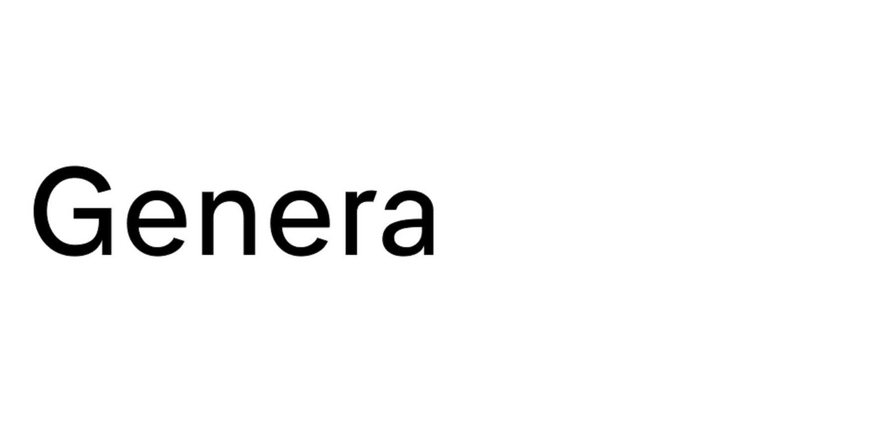 Genera in use - Fonts In Use