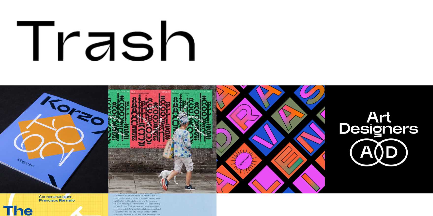 Trash in use - Fonts In Use