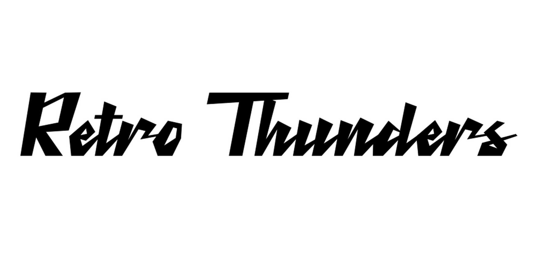 Retro Thunders in use - Fonts In Use