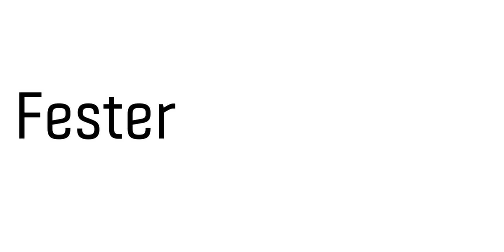 Fester in use - Fonts In Use