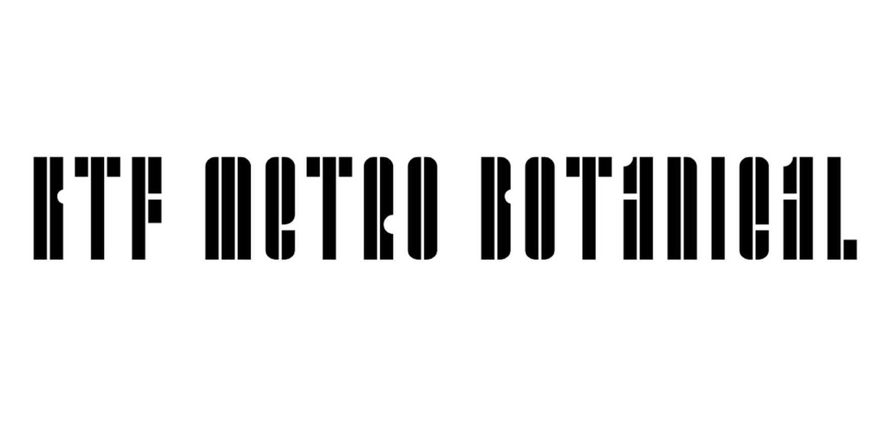 KTF Metro Botanical in use - Fonts In Use