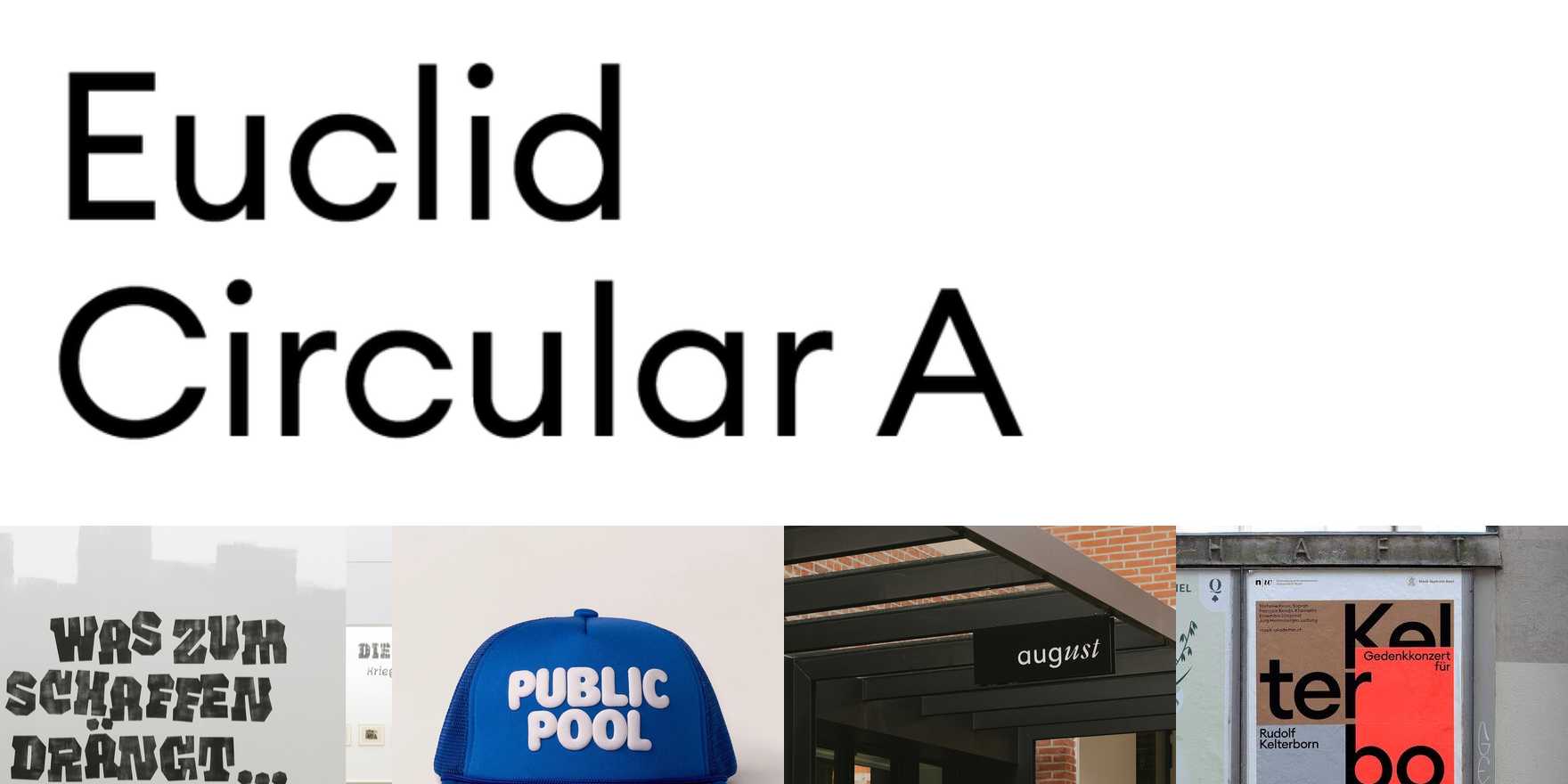 Euclid Circular A in use - Fonts In Use