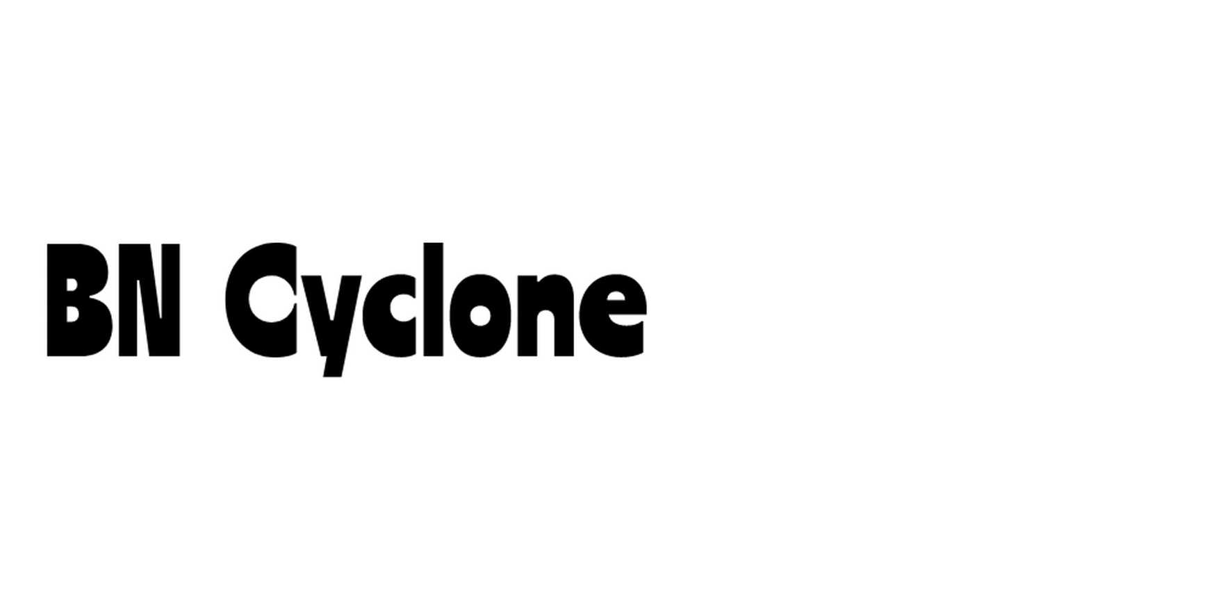 BN Cyclone in use - Fonts In Use