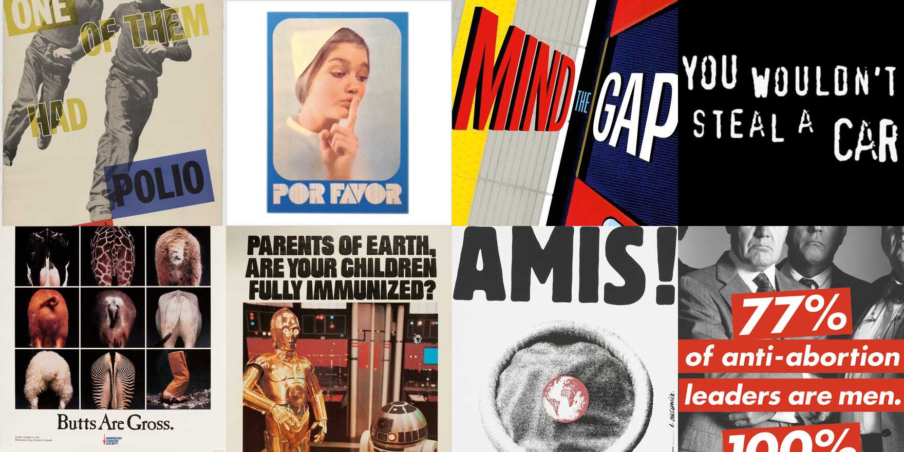 public service announcements - Fonts In Use