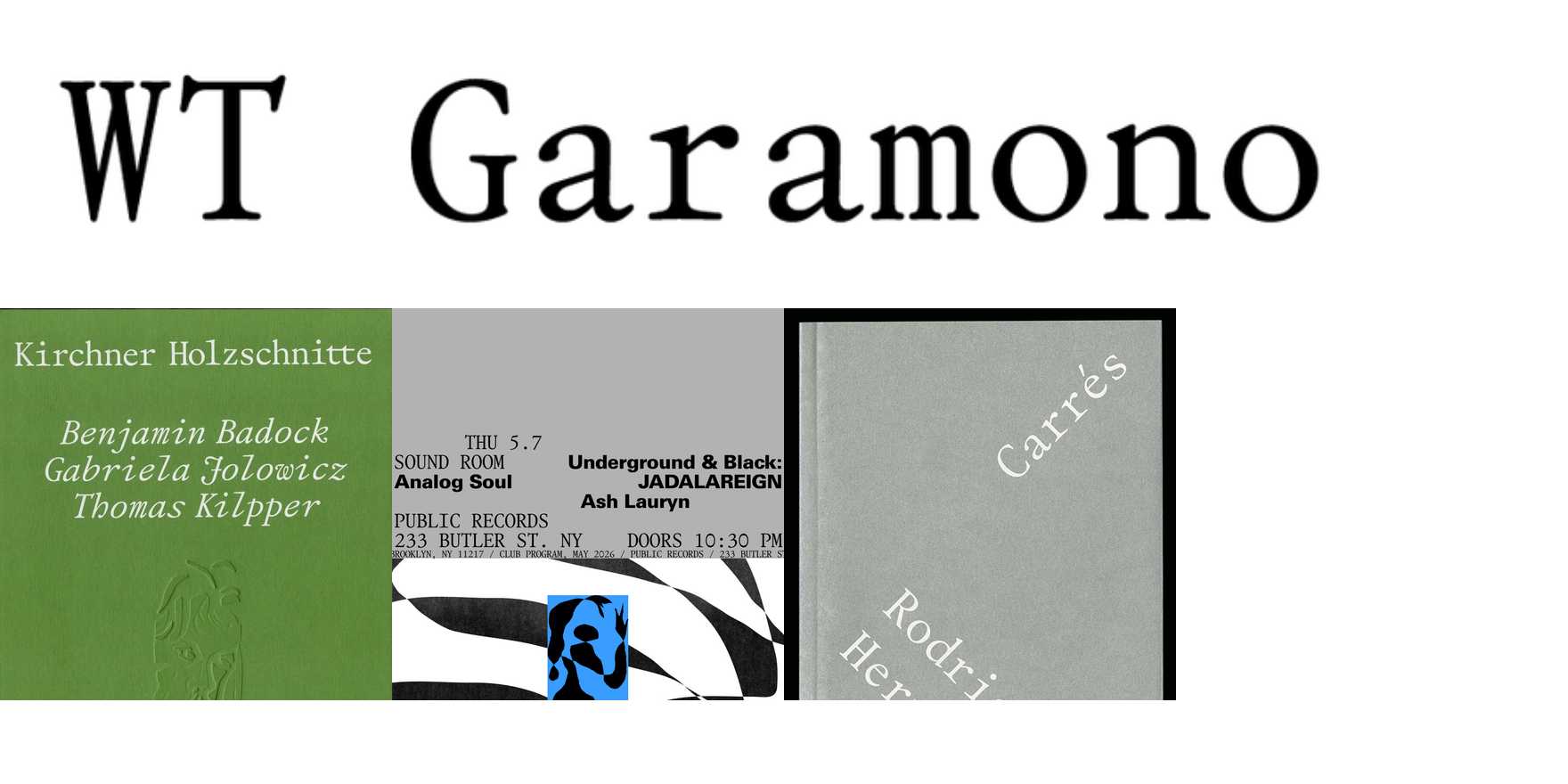 WT Garamono in use - Fonts In Use