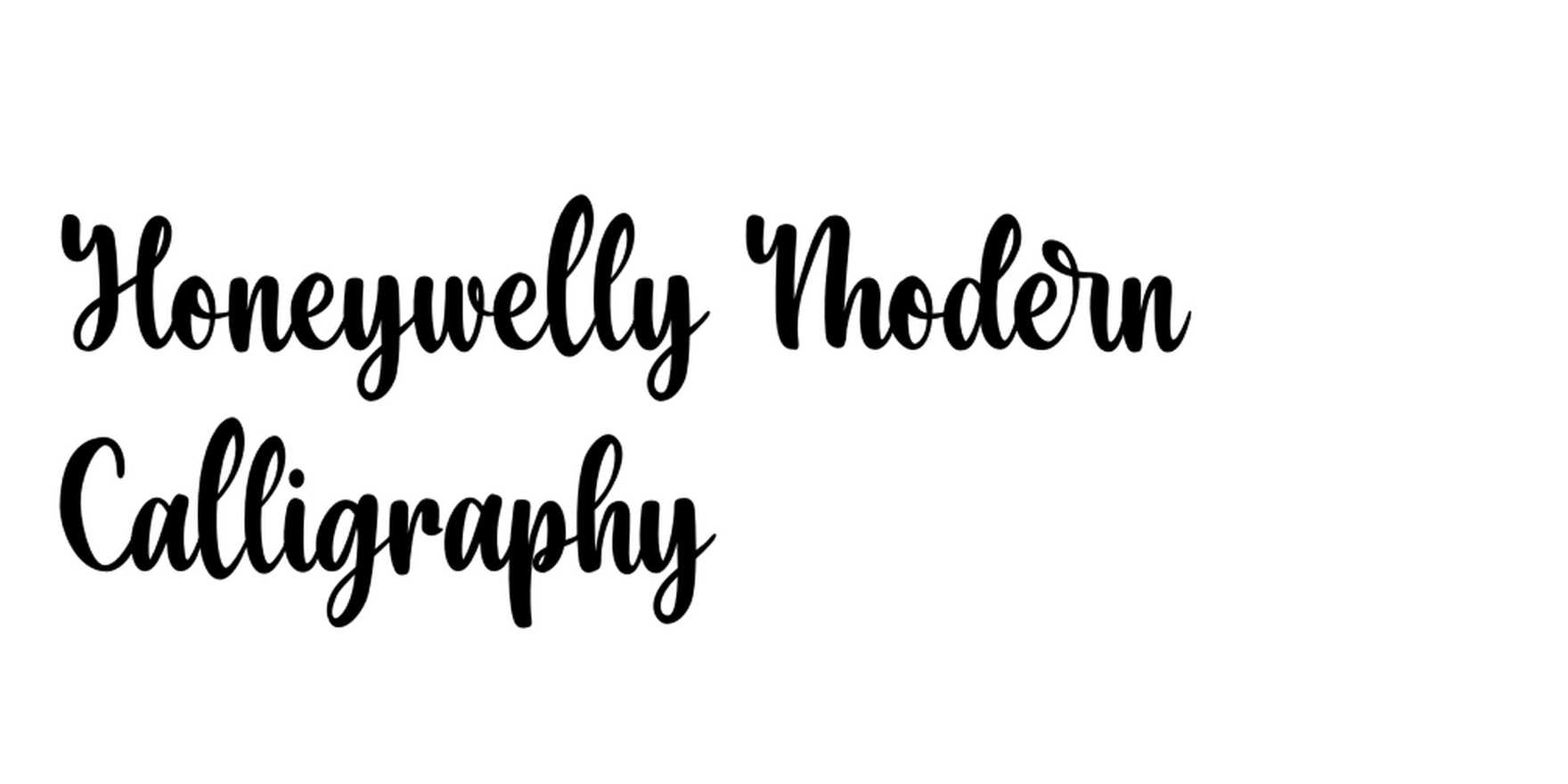 Honeywelly Modern Calligraphy in use - Fonts In Use