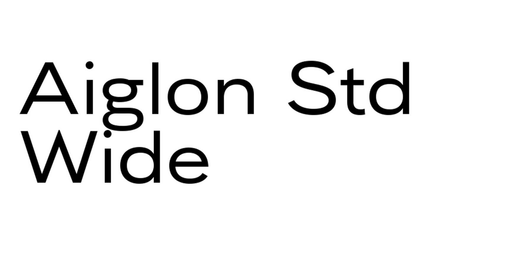 Aiglon Std Wide in use - Fonts In Use