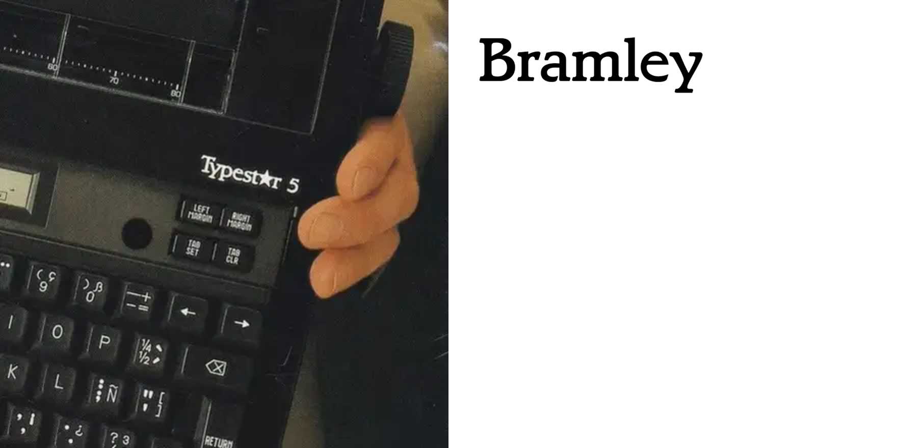 Canon Typestar logo - Fonts In Use