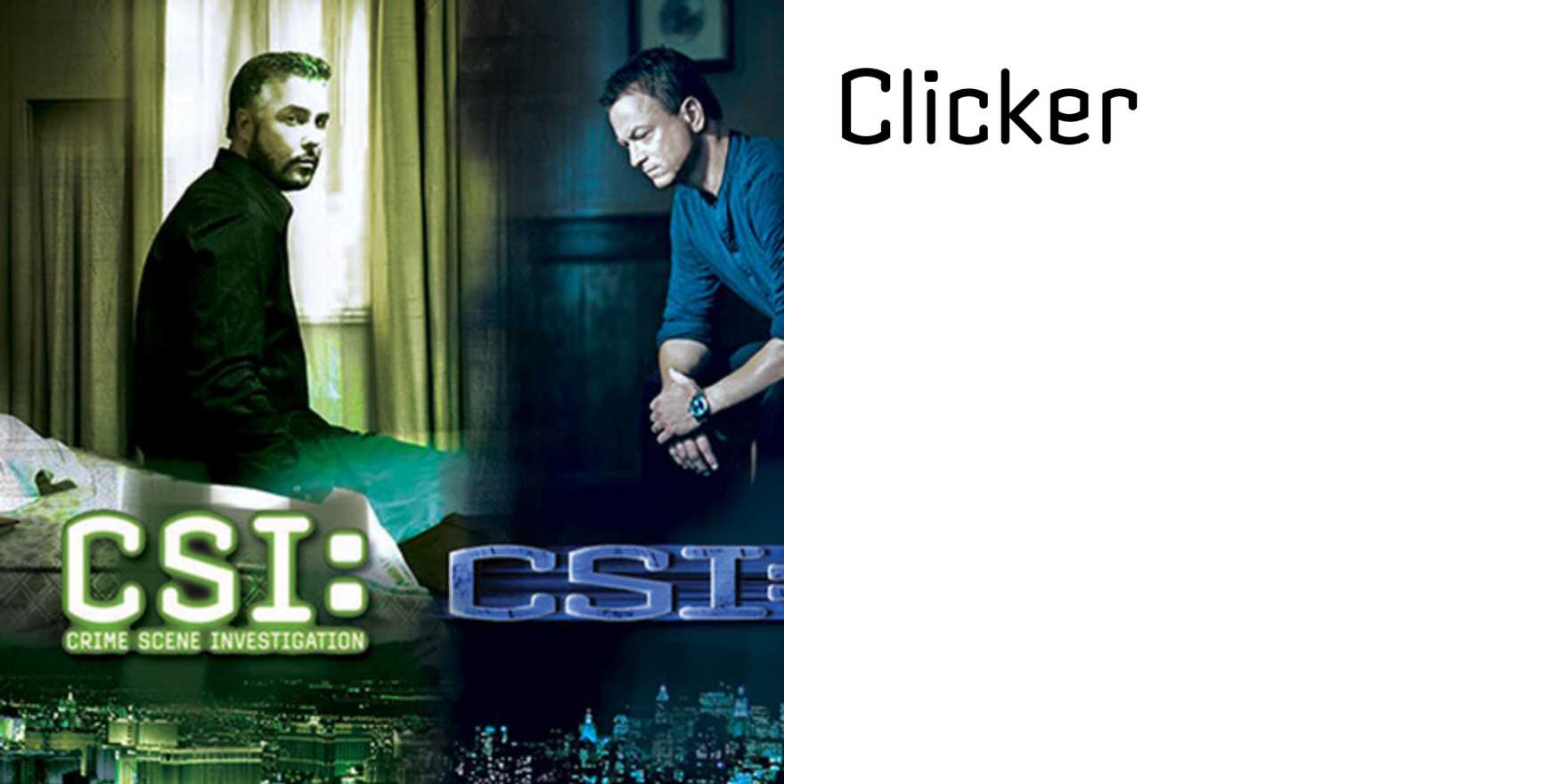 CSI television series - Fonts In Use