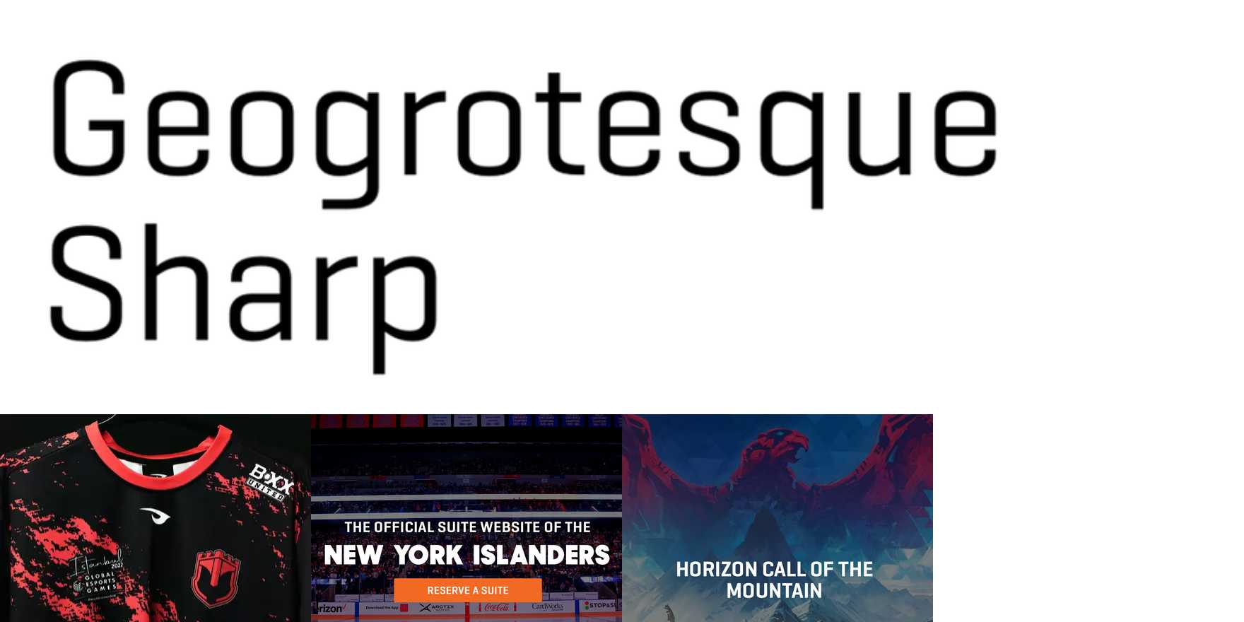 Geogrotesque Sharp in use - Fonts In Use