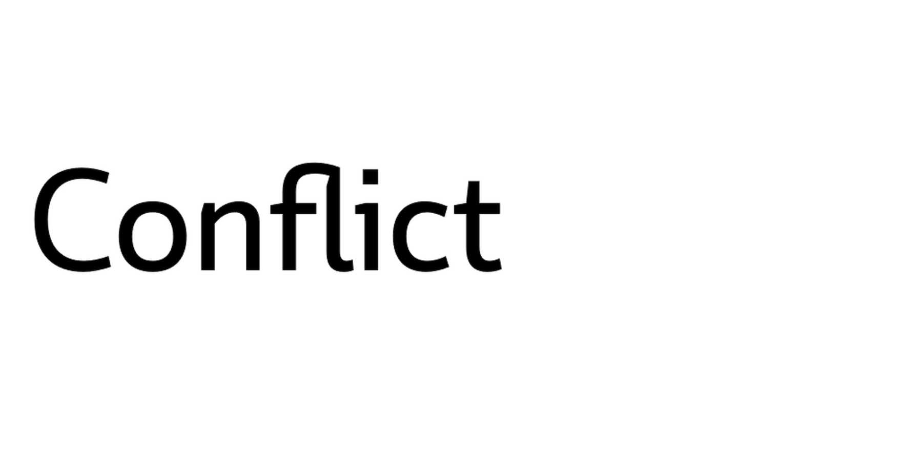 Conflict in use - Fonts In Use