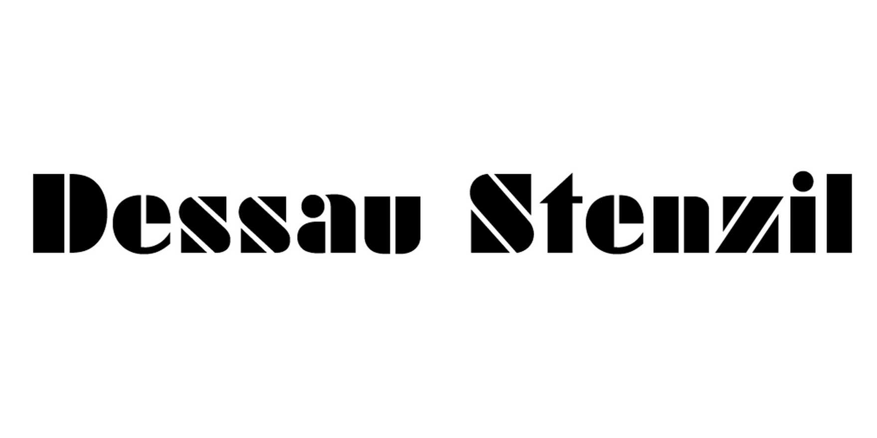 Dessau Stenzil in use - Fonts In Use