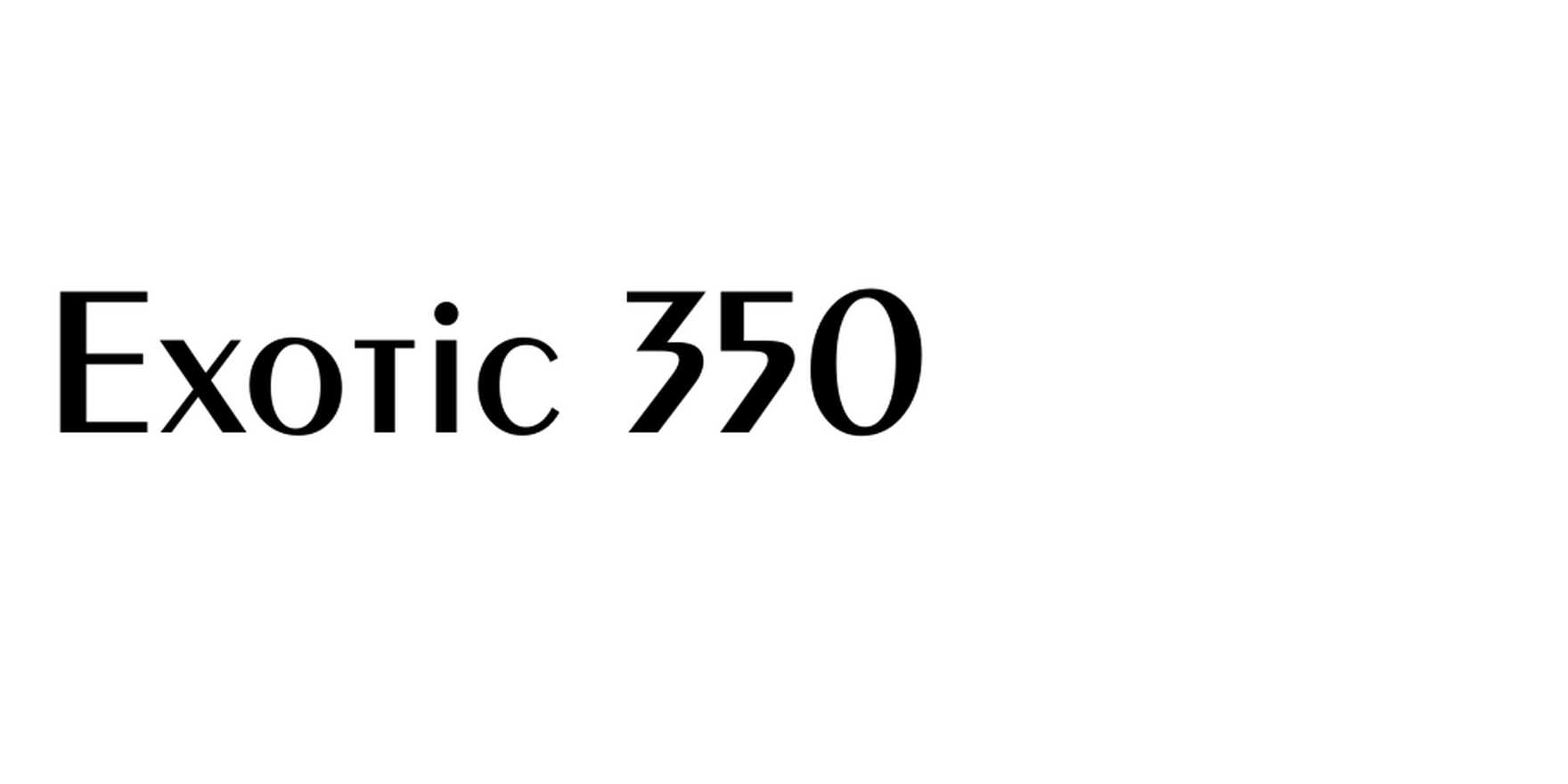 Exotic 350 in use - Fonts In Use