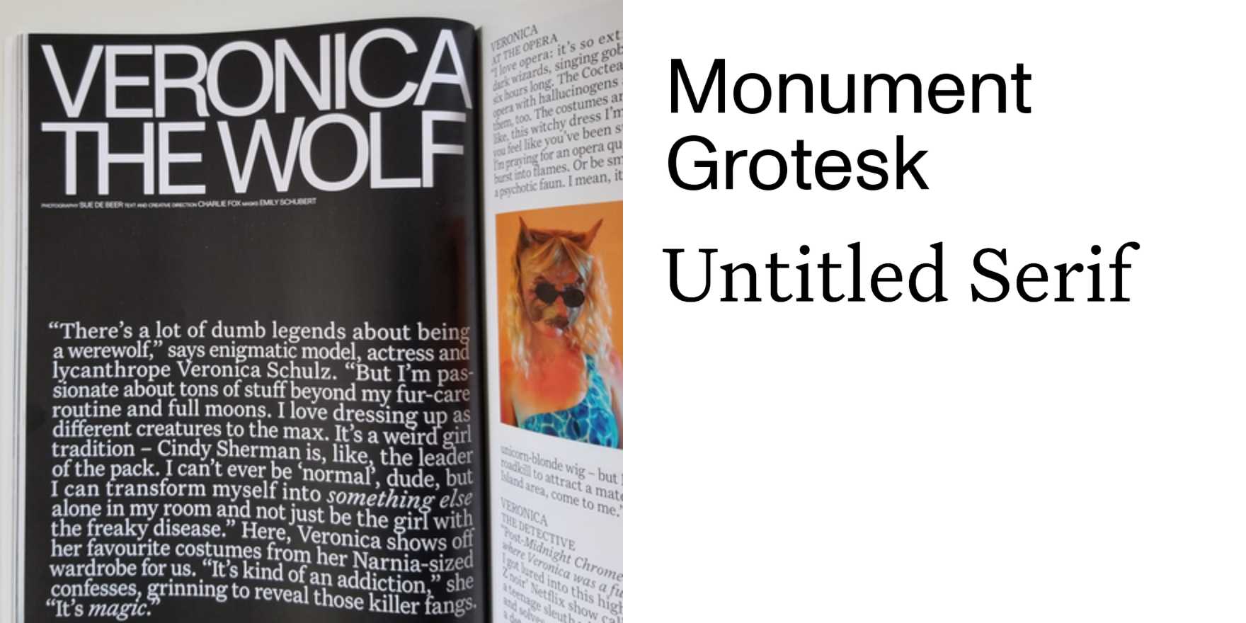 Dazed magazine, issues #268 and #269 - Fonts In Use