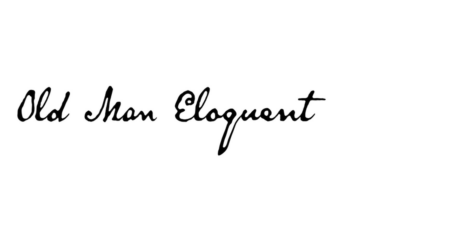 Old Man Eloquent in use - Fonts In Use