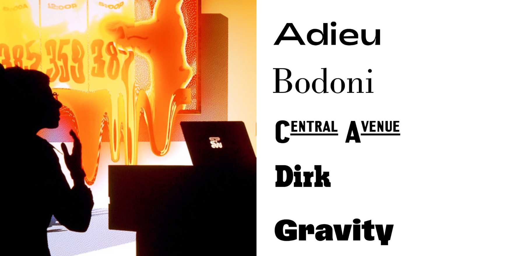 Countdown - Fonts In Use