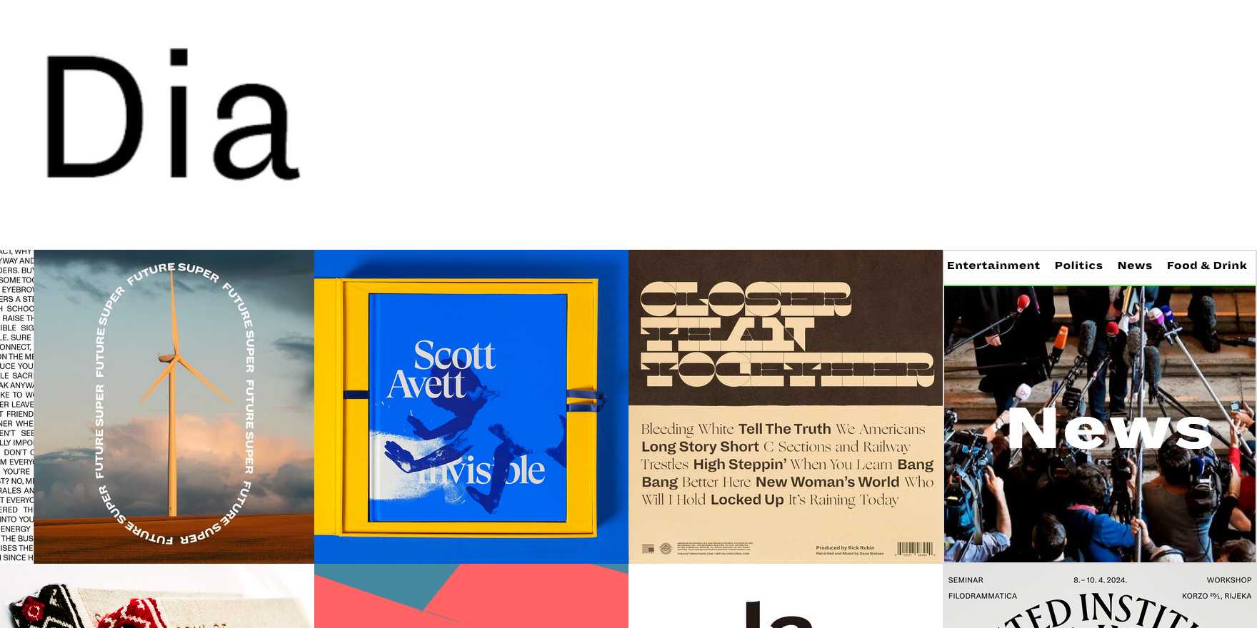 Dia in use - Fonts In Use