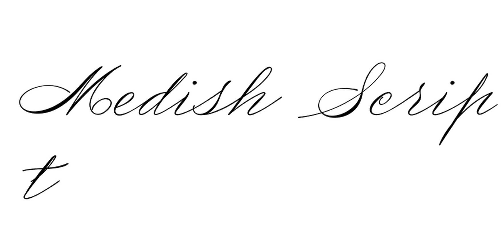 Medish Script in use - Fonts In Use