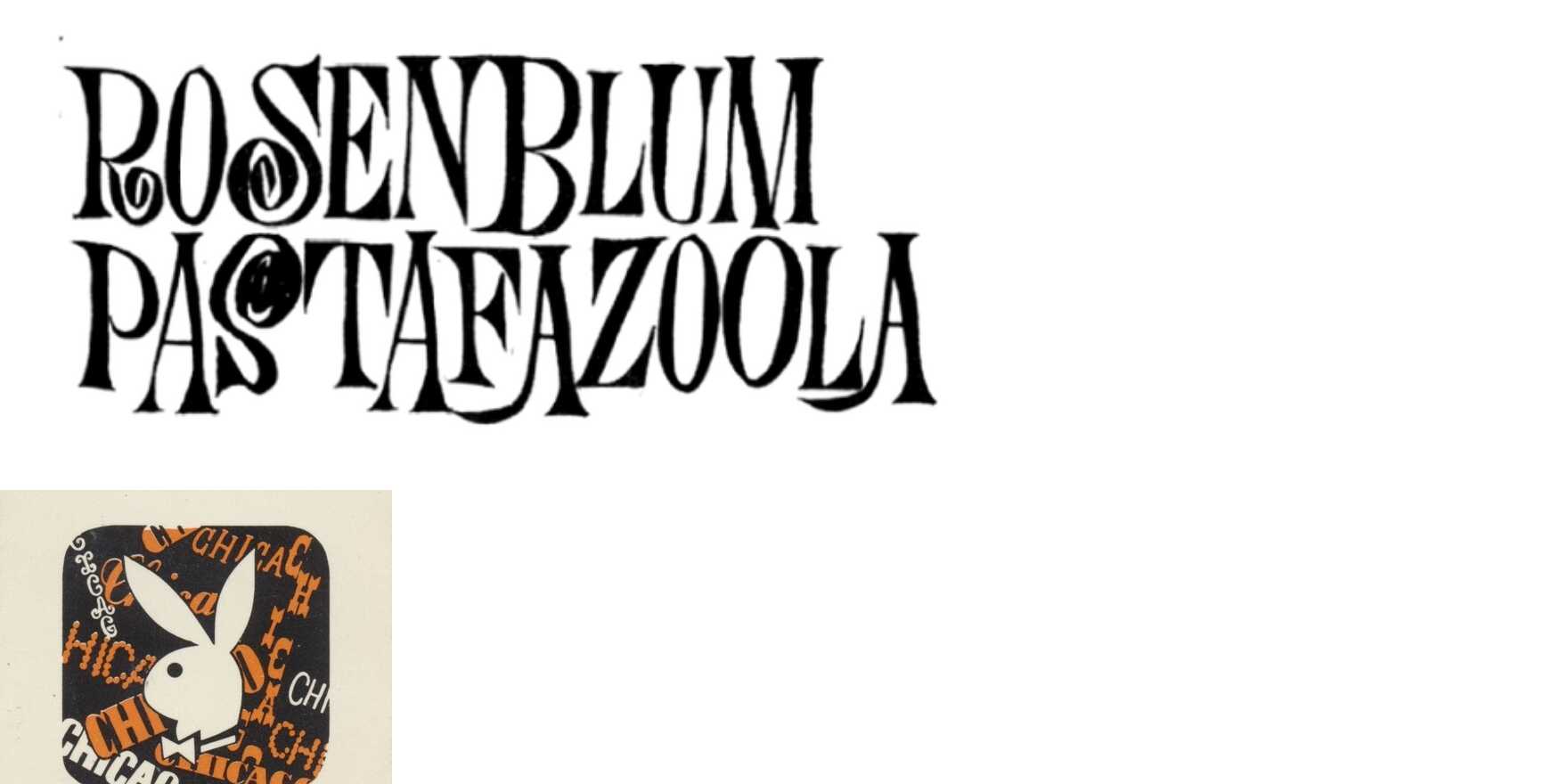 Rosenblum Pastafazoola in use - Fonts In Use