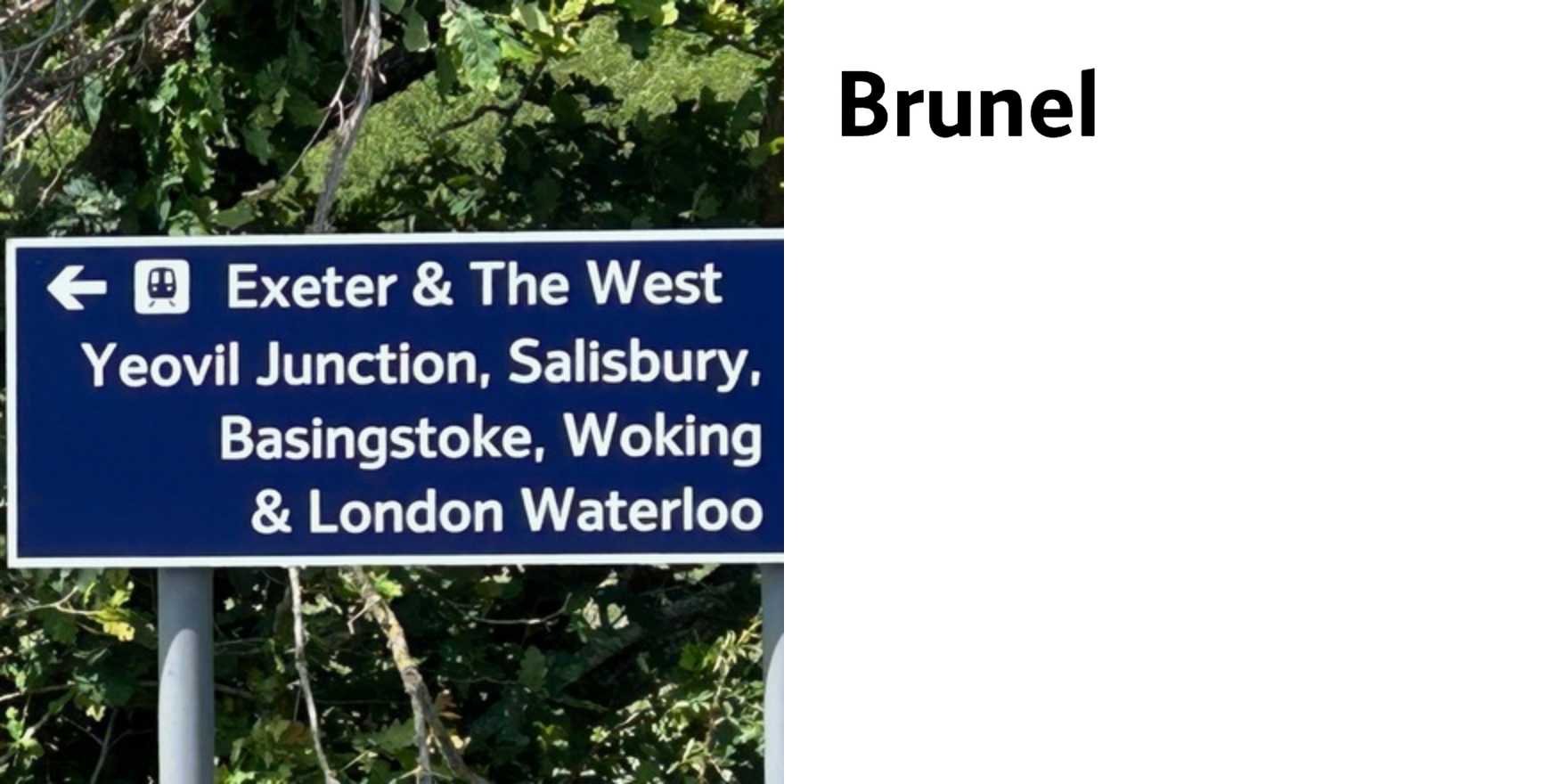 Railtrack and Network Rail identity and signs (1998–) - Fonts In Use