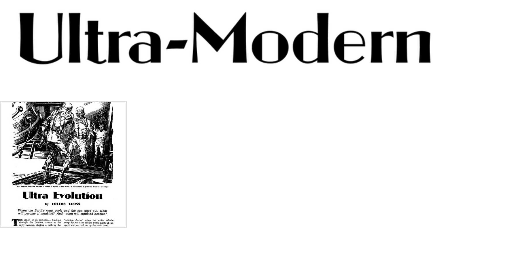 Ultra-Modern in use - Fonts In Use