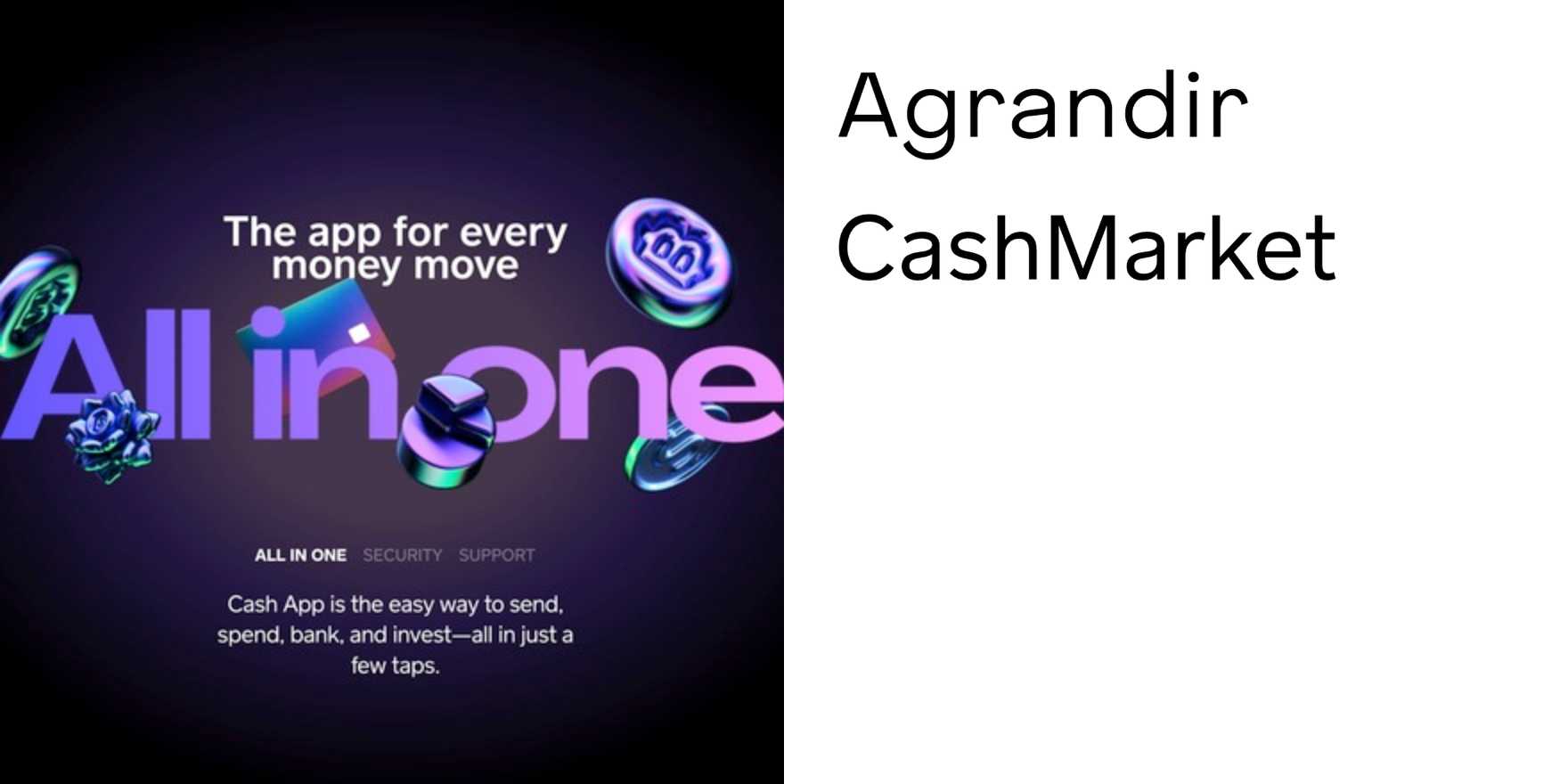 Cash App website - Fonts In Use