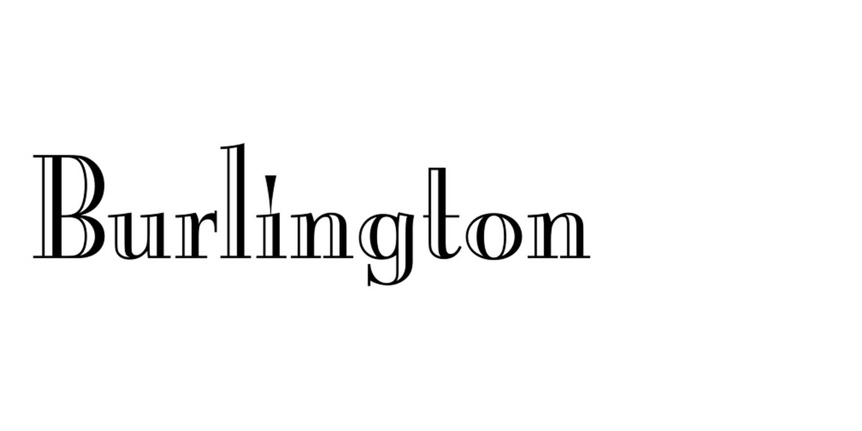 Burlington in use - Fonts In Use