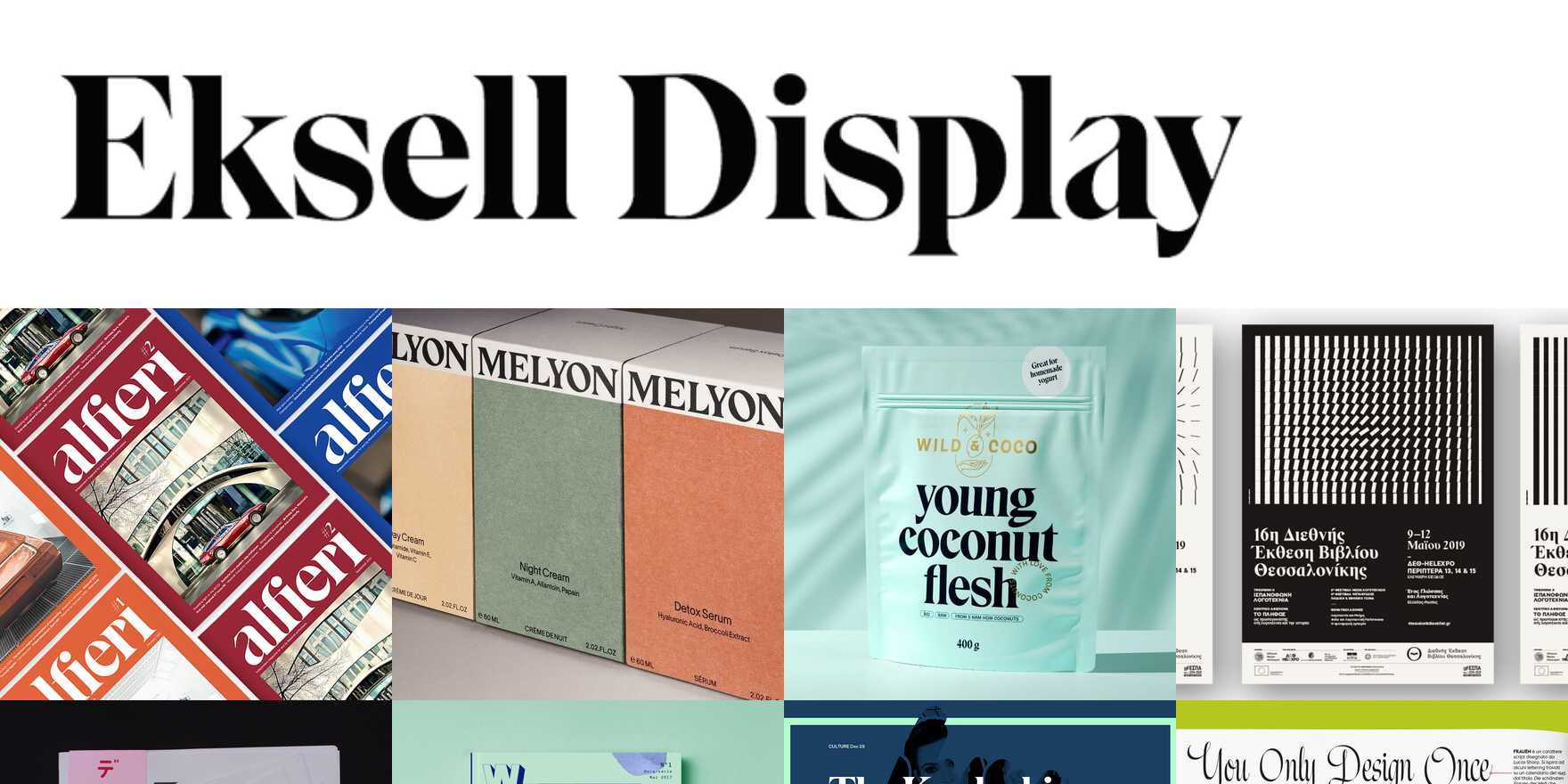 Eksell Display in use - Fonts In Use