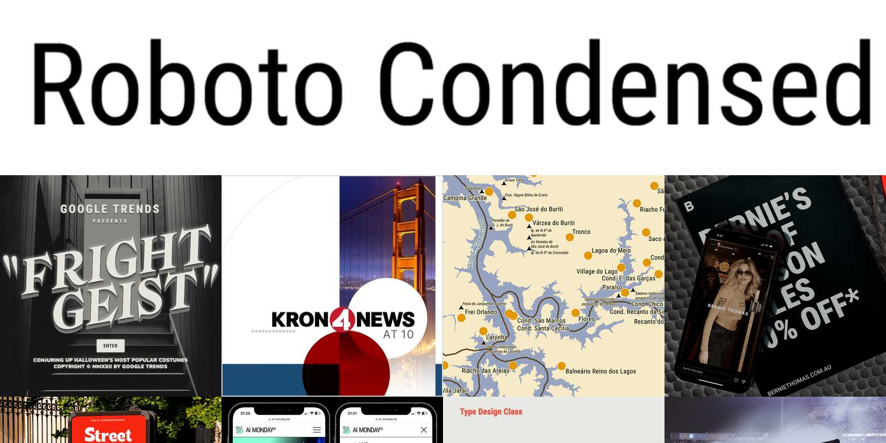 Roboto Condensed in use - Fonts In Use