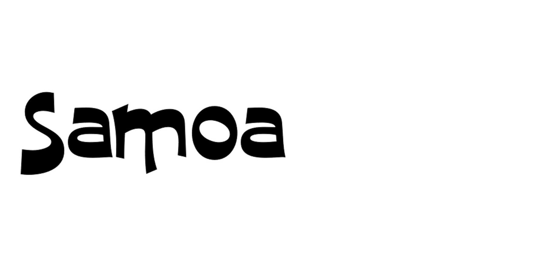 Samoa in use - Fonts In Use