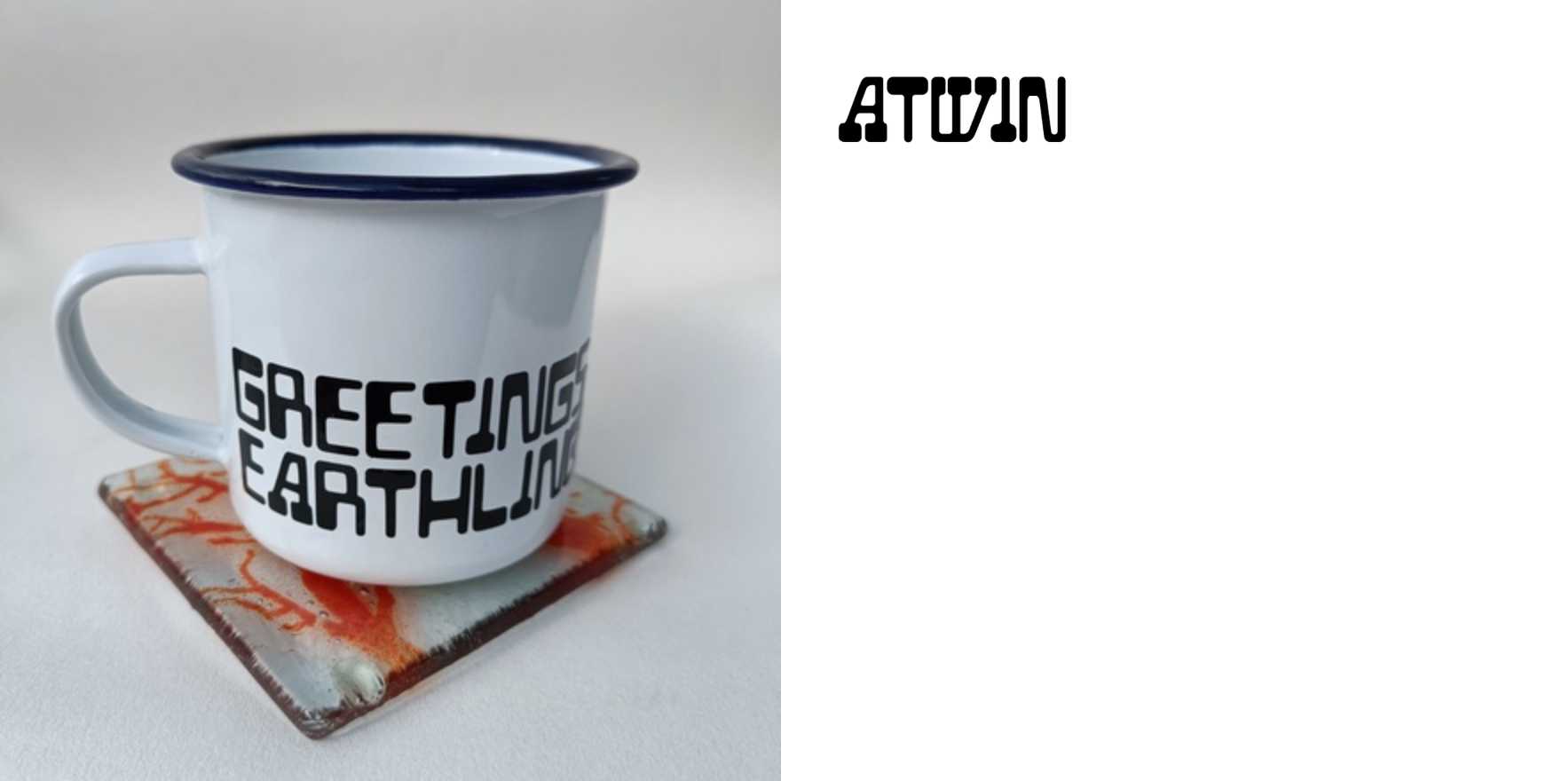 “Greetings Earthlings!” mug - Fonts In Use