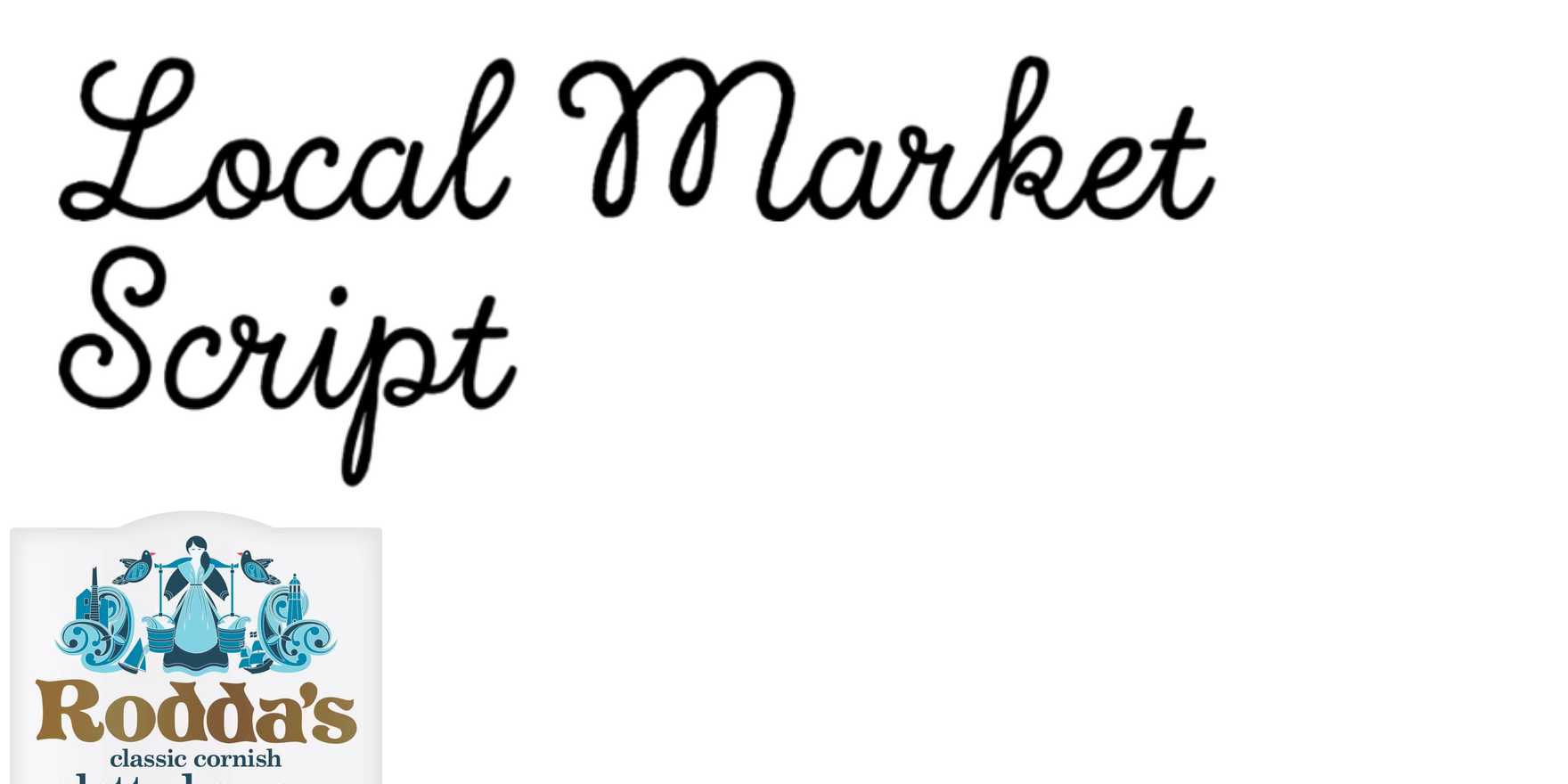 Local Market Script in use - Fonts In Use